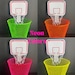 Neon Green Trash Can- Neon- Bathroom Decor- UV- Glow- Office Decor ...