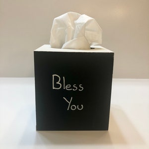 Chalk’d up Chalkboard Tissue Box Cover- Chalk Paint- Teacher- Teacher ...