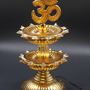 Electric Lamp | Mandir Decor | Vilakku | Mandir Backdrop| Deepam ...