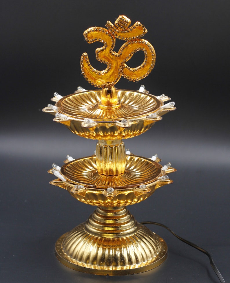 Electric Lamp Mandir Decor Vilakku Mandir Backdrop - Etsy