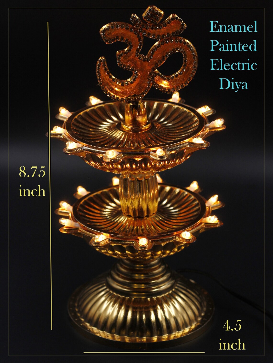 Electric Lamp Mandir Decor Vilakku Mandir Backdrop - Etsy