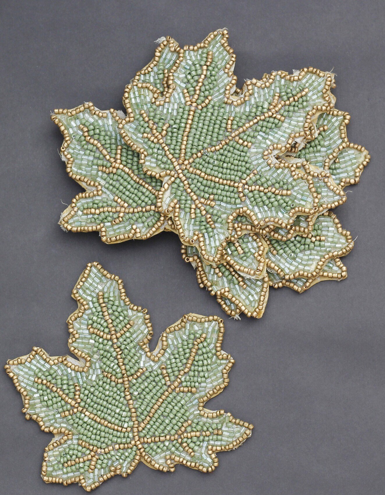 Beaded Coasters Christmas 4 Pc. Decorations Luxury Table - Etsy