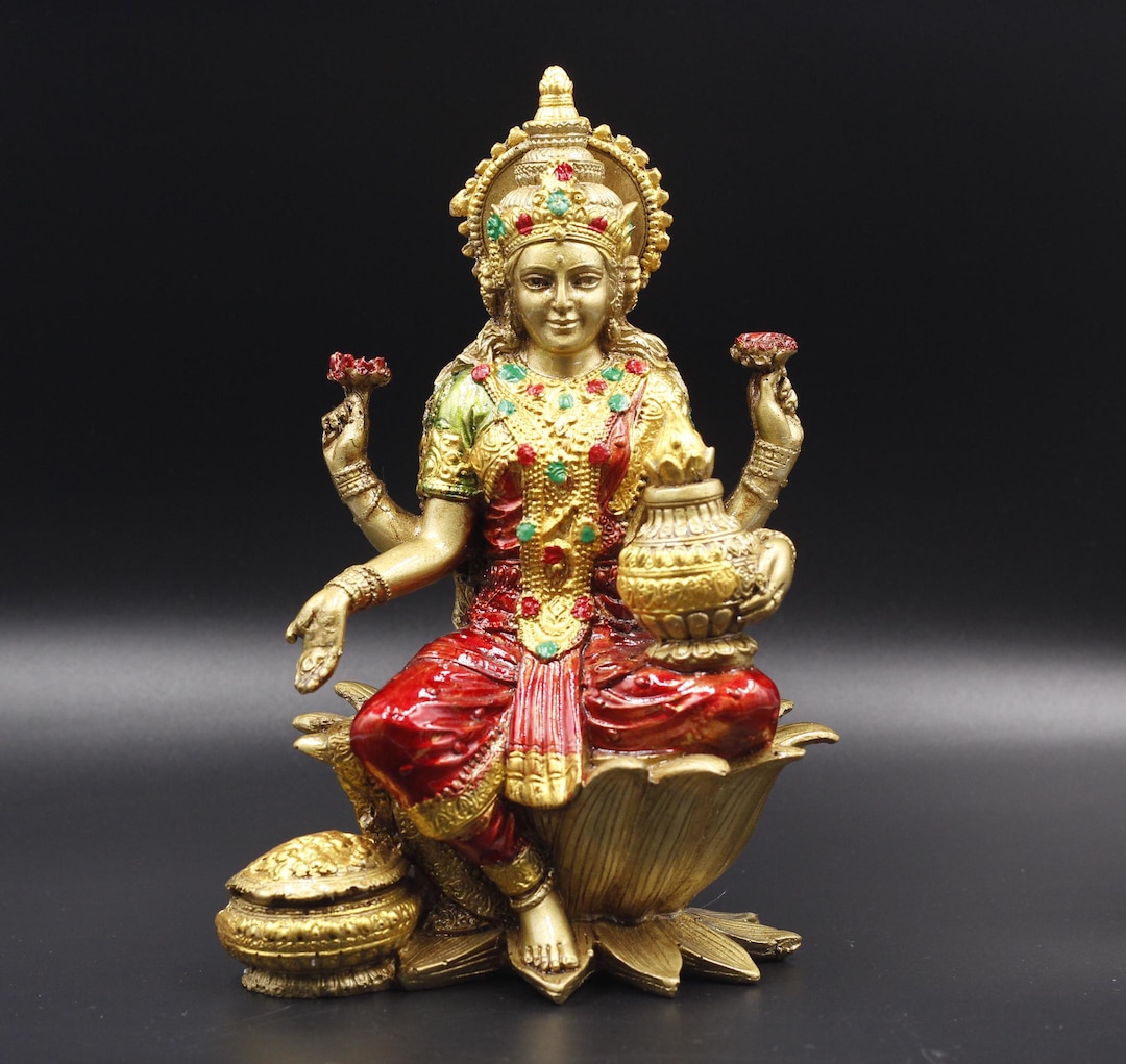 Lakshmi Statue | Lakshmi Idol | Dimensions 7 X 3 X 4 Inch | Lakshmi ...