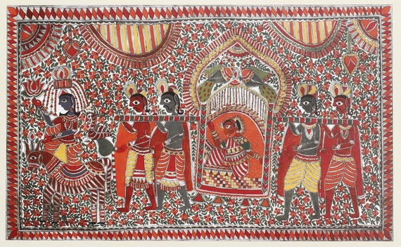 Traditional Indian Wedding Paintings