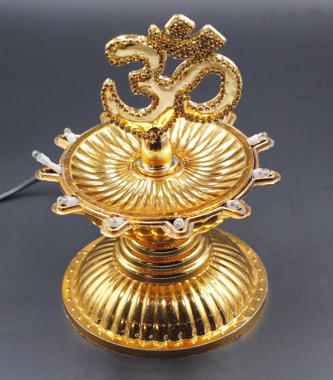 Electric Lamp | Mandir Decor | Vilakku | Mandir Backdrop| Deepam |diwali Diya | Mandir Diya in ...