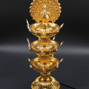 Electric Lamp | Electric Vilakku | Deepam |diwali Diya | Peacock Shaped ...