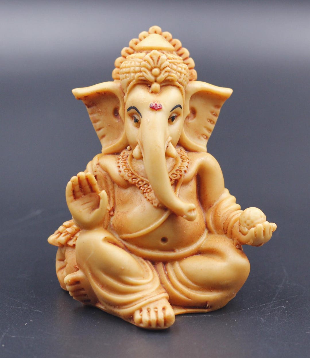 Ganesha Statue: Small Ganapati Idol for Altar or Car (8x6.5x6 Cm) - Etsy