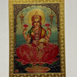 10 Pc. Lot Hindu God Stickers on Gold Foil - Etsy