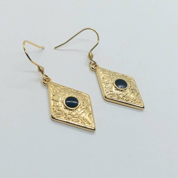 Rhombus Earrings - Etsy