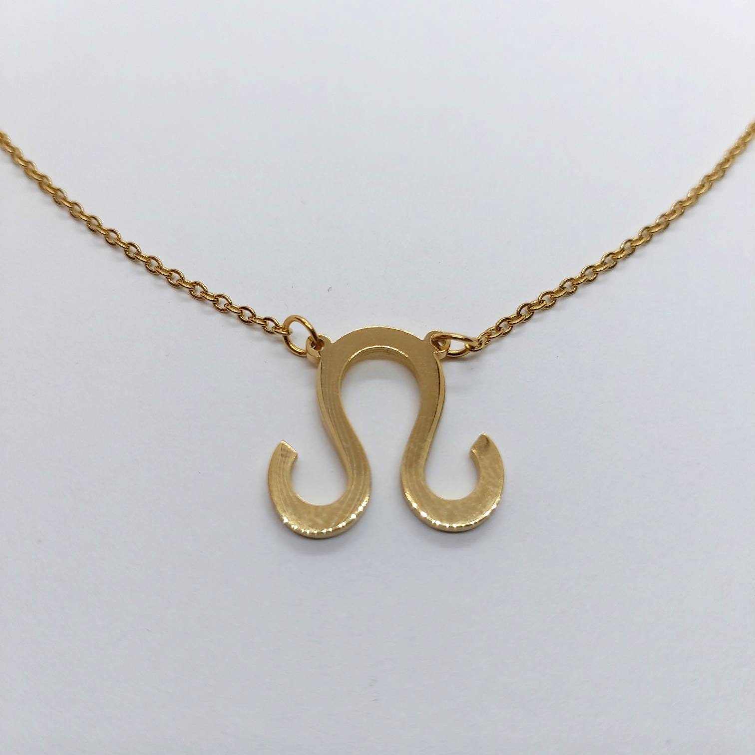 Leo Jewelry Leo Chain Necklace Leo Chain Necklace Gold | Etsy