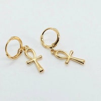 Ankh Earrings - Etsy