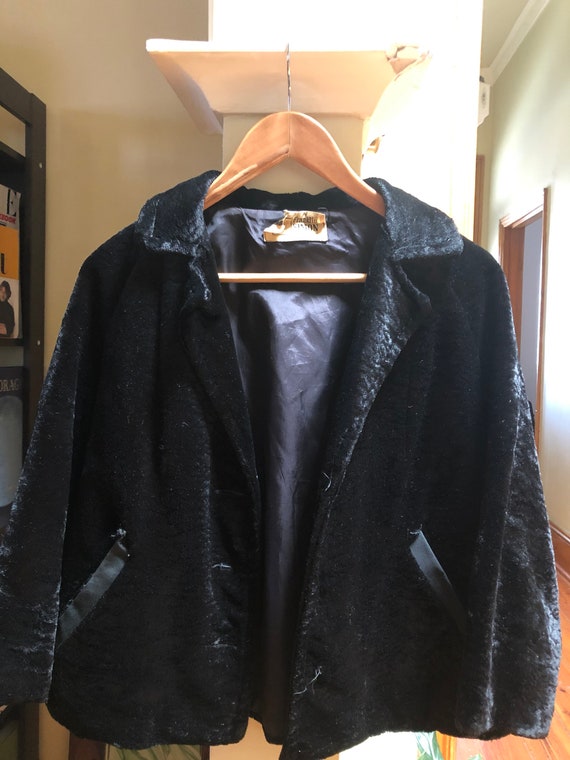 Franklin Simon New York 1950s Velvet Jacket | Etsy