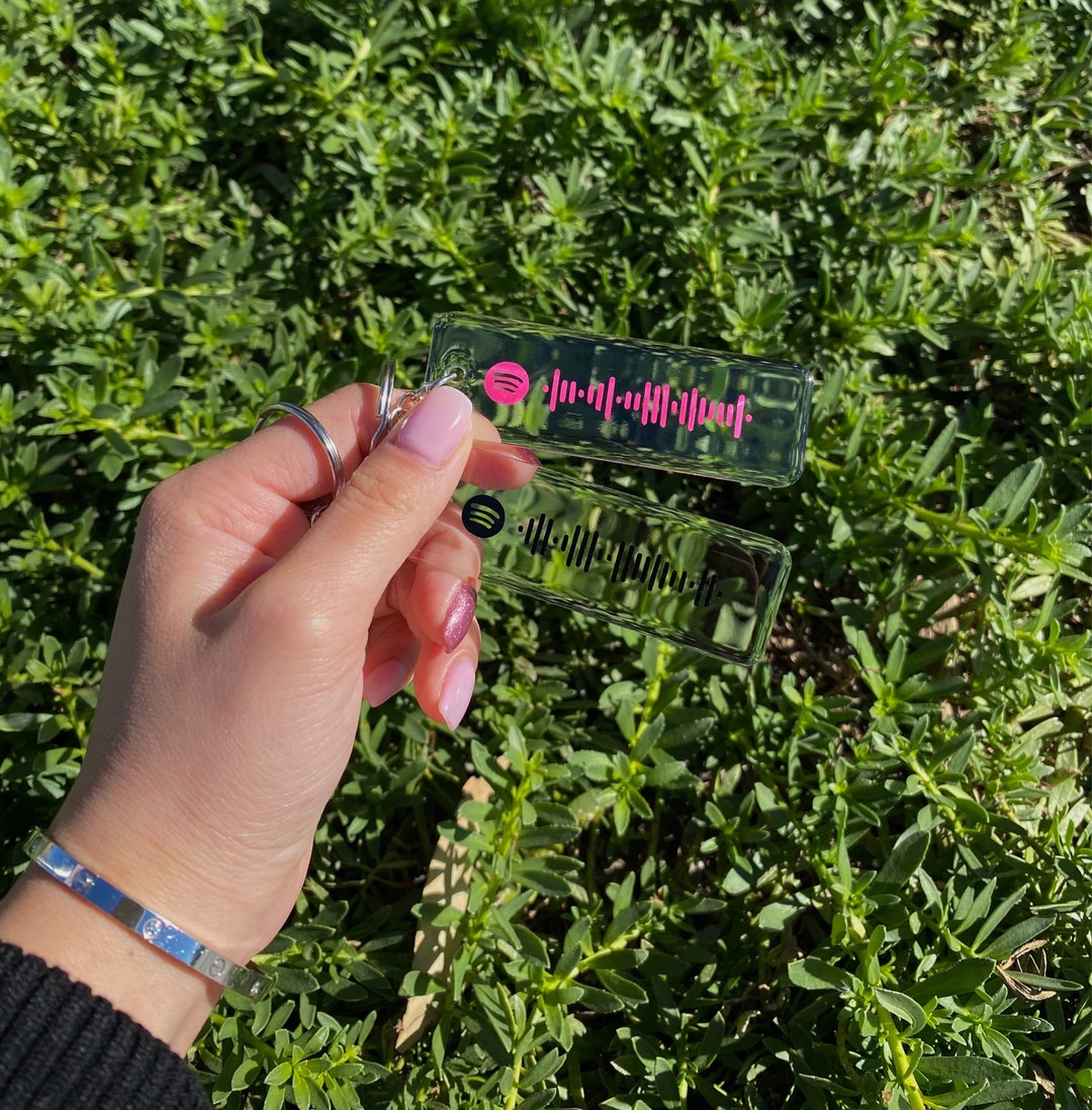 Spotify Code Acrylic Keychain/acrylic Keychain/spotify Code - Etsy