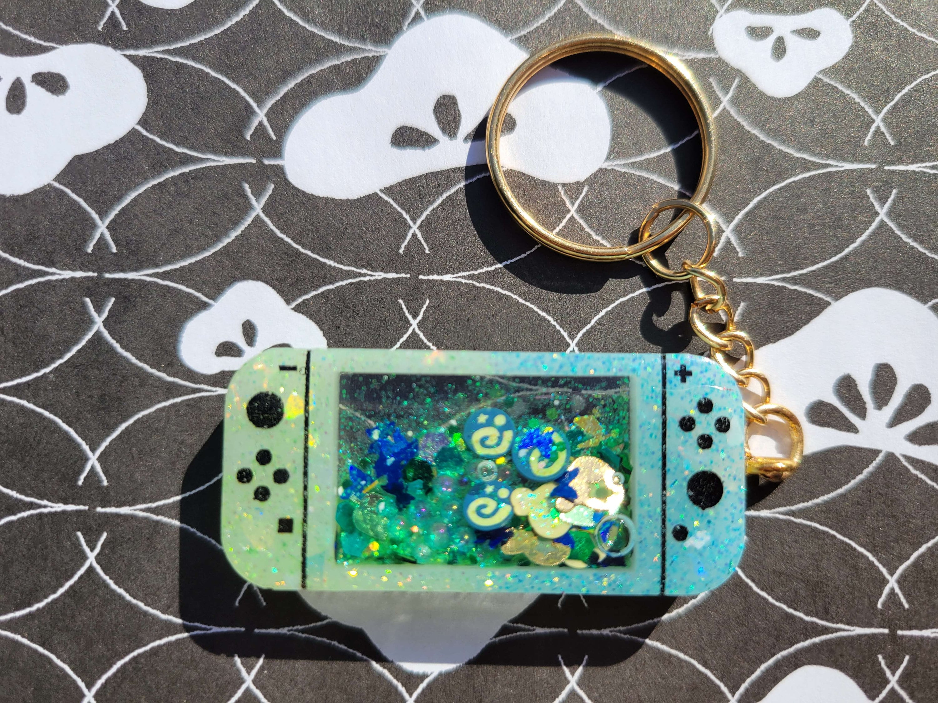 Mini ACNH Nintendo Switch Shaker Charm Keychain - Etsy
