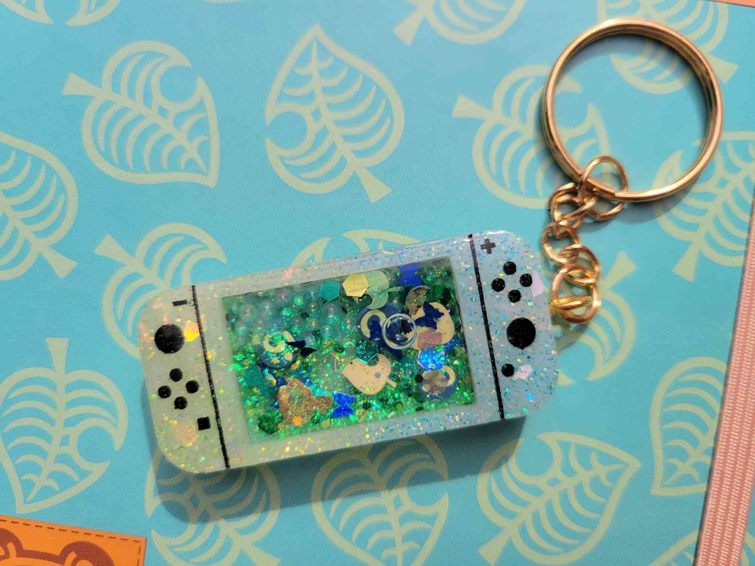 Mini ACNH Nintendo Switch Shaker Charm Keychain - Etsy