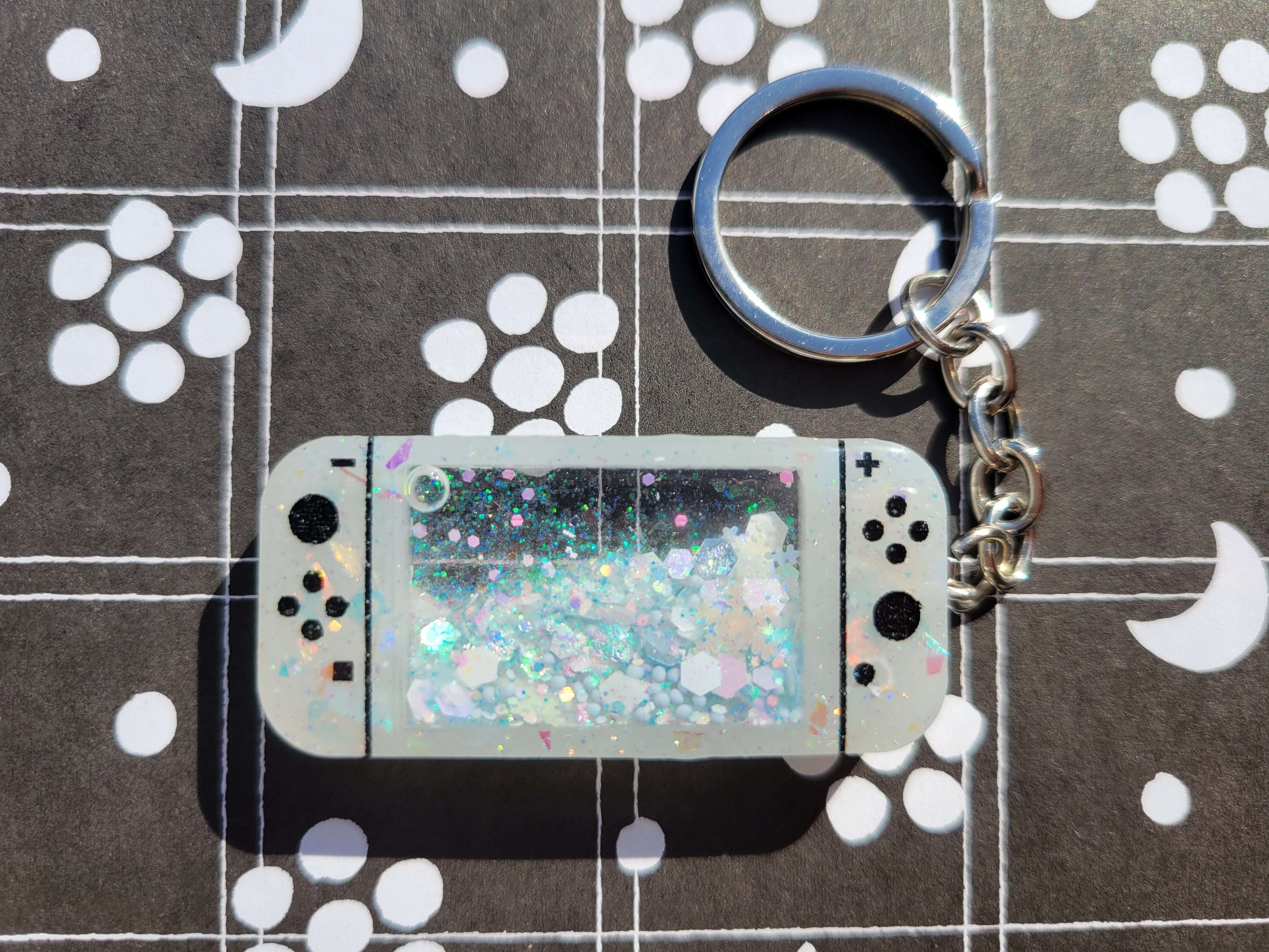 Mini Nintendo Switch Shaker Charm Keychain seasons Themed - Etsy