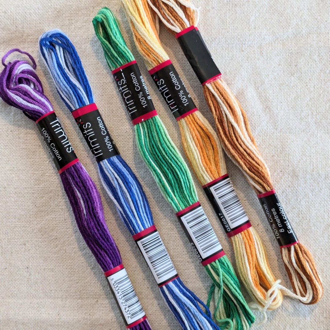 Variegated Embroidery Thread, Slow Stitch Threads, Embroidery Floss ...