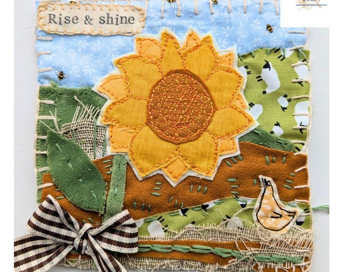 Slow Stitch Kit for Beginners, Tulip Craft Kit, Mindfulness Gifts ...