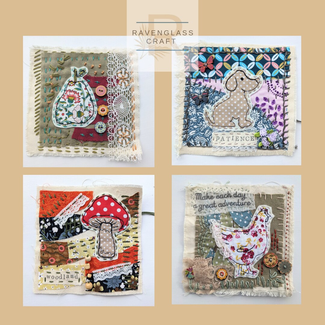 Slow Stitch Bundle, Slow Stitch Kit, Autumn Crafts, Craft Kits for ...