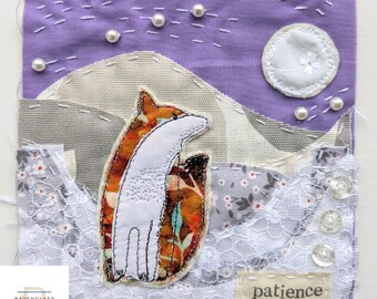 Slow Stitch Kit for Beginners, Tea Craft, Tea Lover Gift, Mindfulness ...