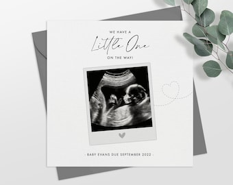 Ultrasound Photo Card - Etsy UK