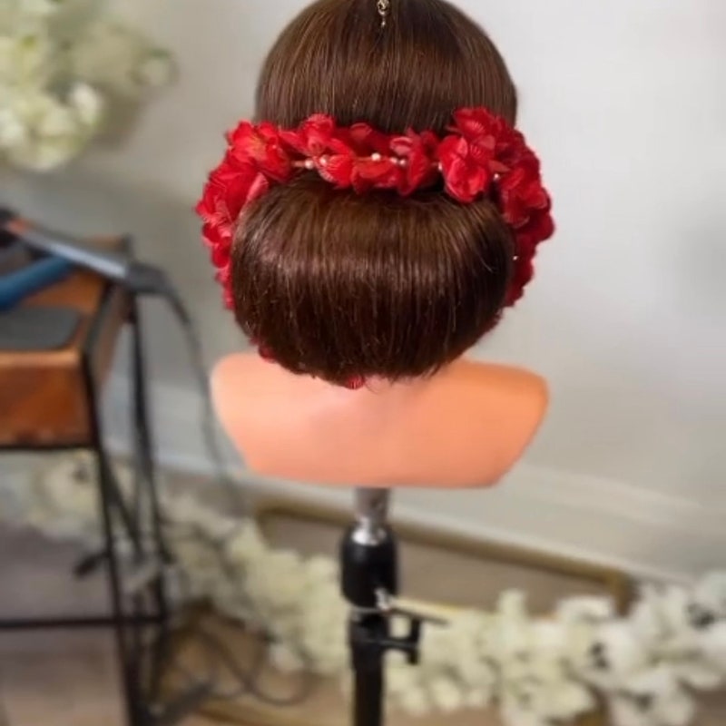 Red Hair Flower - Etsy