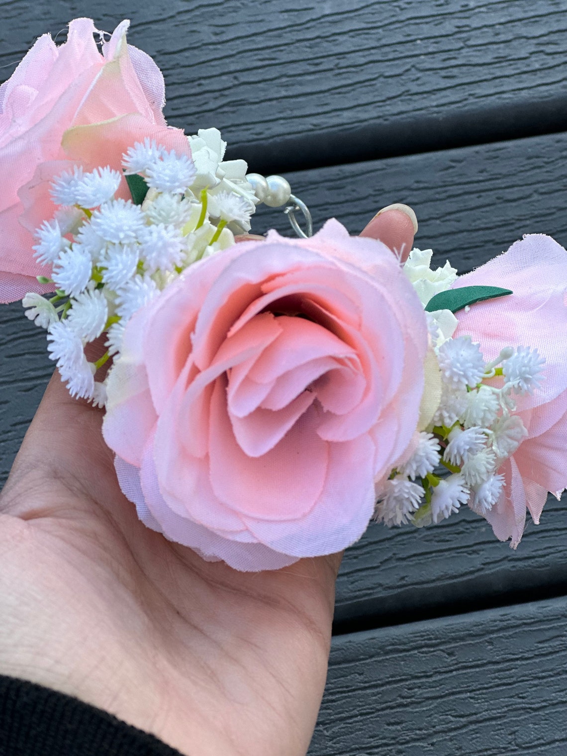 Wedding Gajra, Nikkah Gajra, Hand Gajra, Nikkah Bracelet, Indian Bride ...