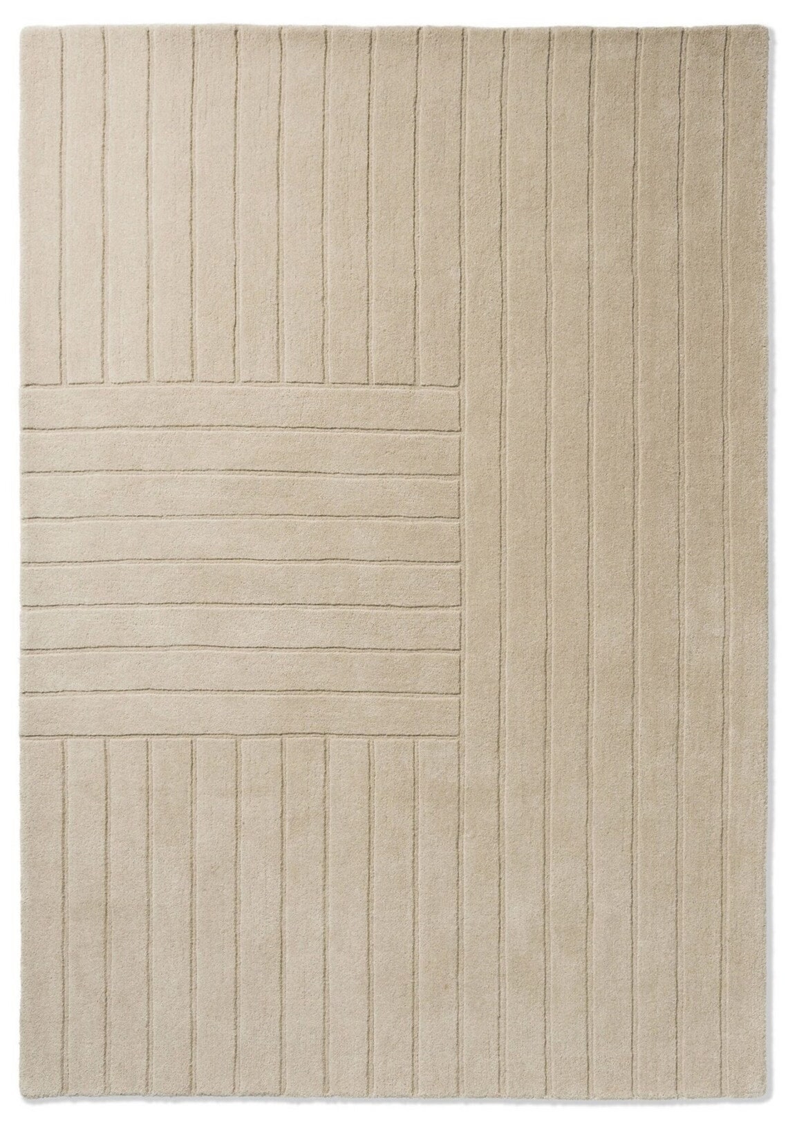 Modern Hand Tufted Wool Area Rug, New Abstract Design Premium Quality ...