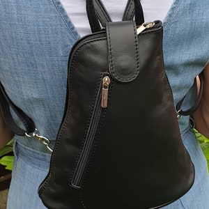 Mini Beige & Brown Rucksack Backpack | Cute Chic Small Backpack ...