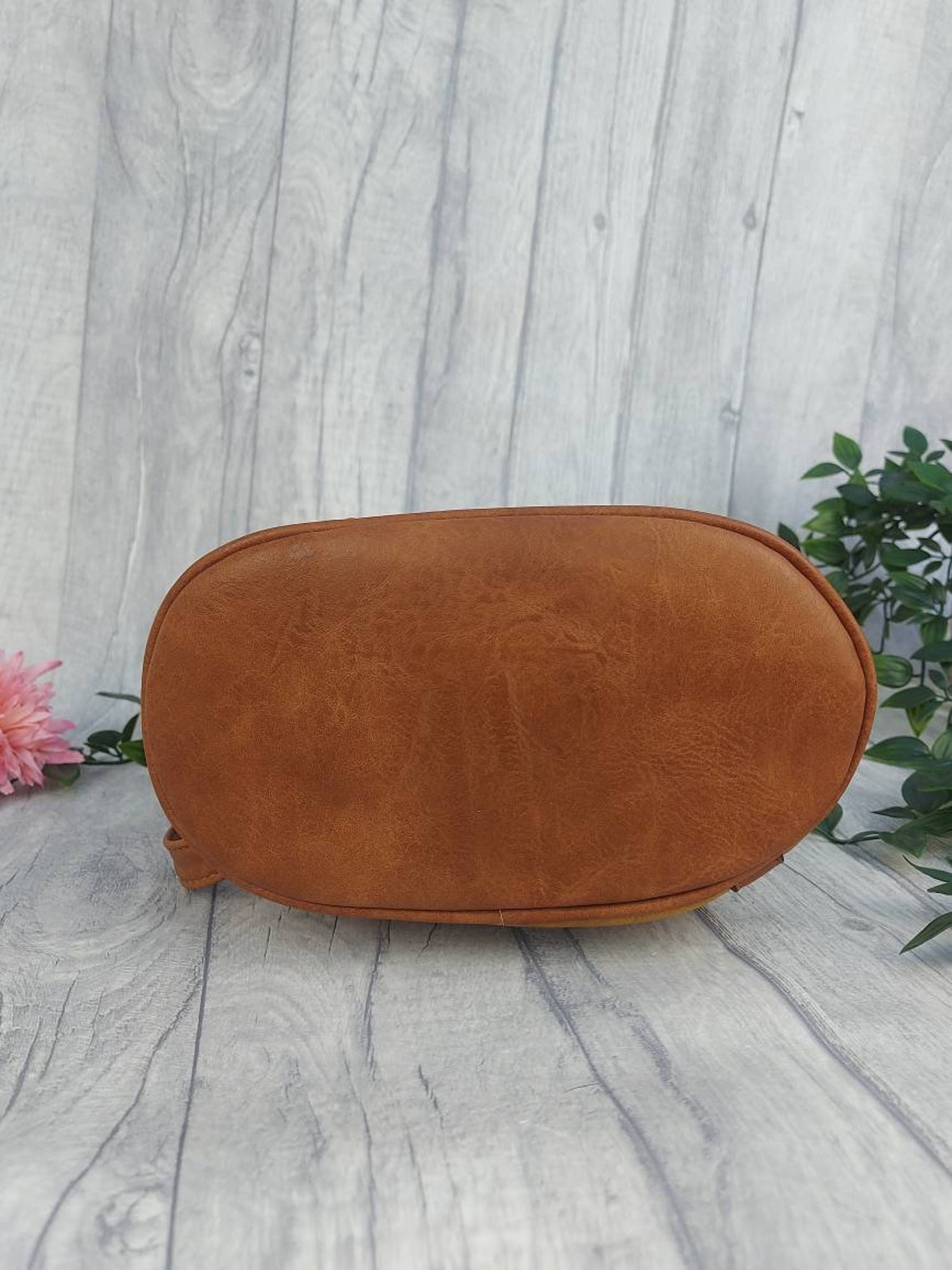 Mini Mustard & Brown Backpack - Etsy