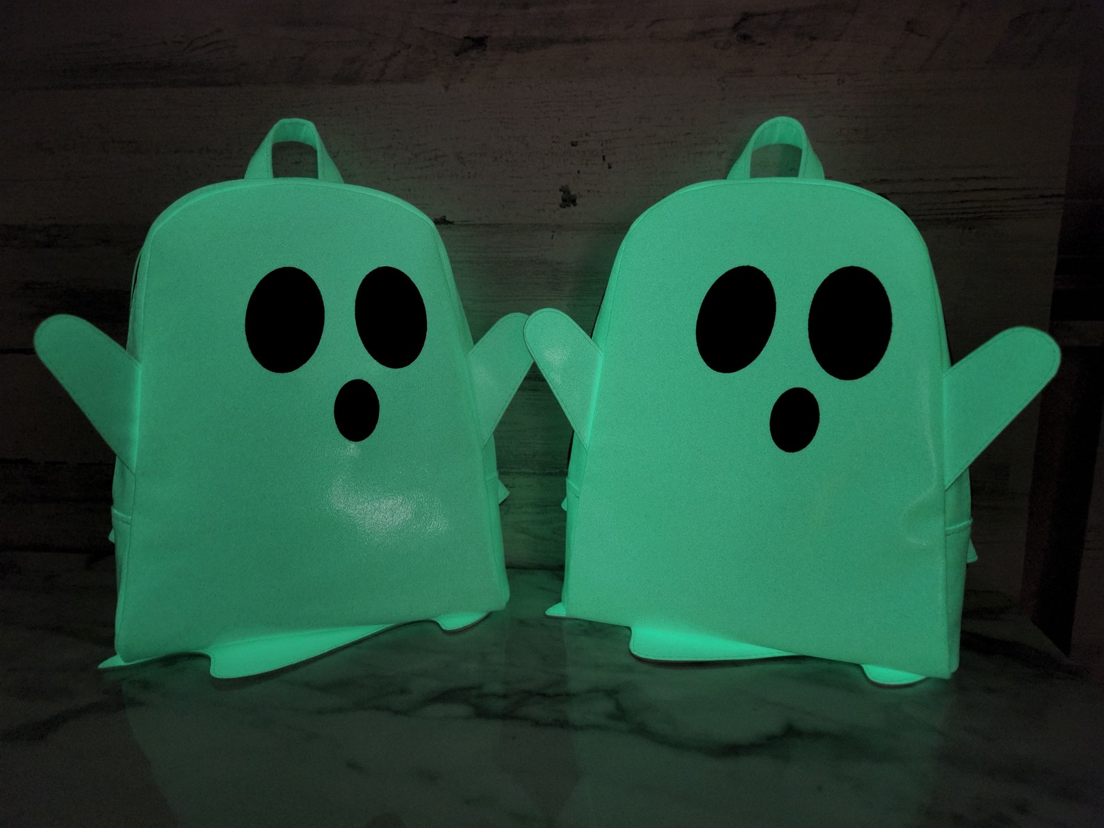 Glow in the Dark Ghost Backpack Spooky Season Mini Backpack - Etsy