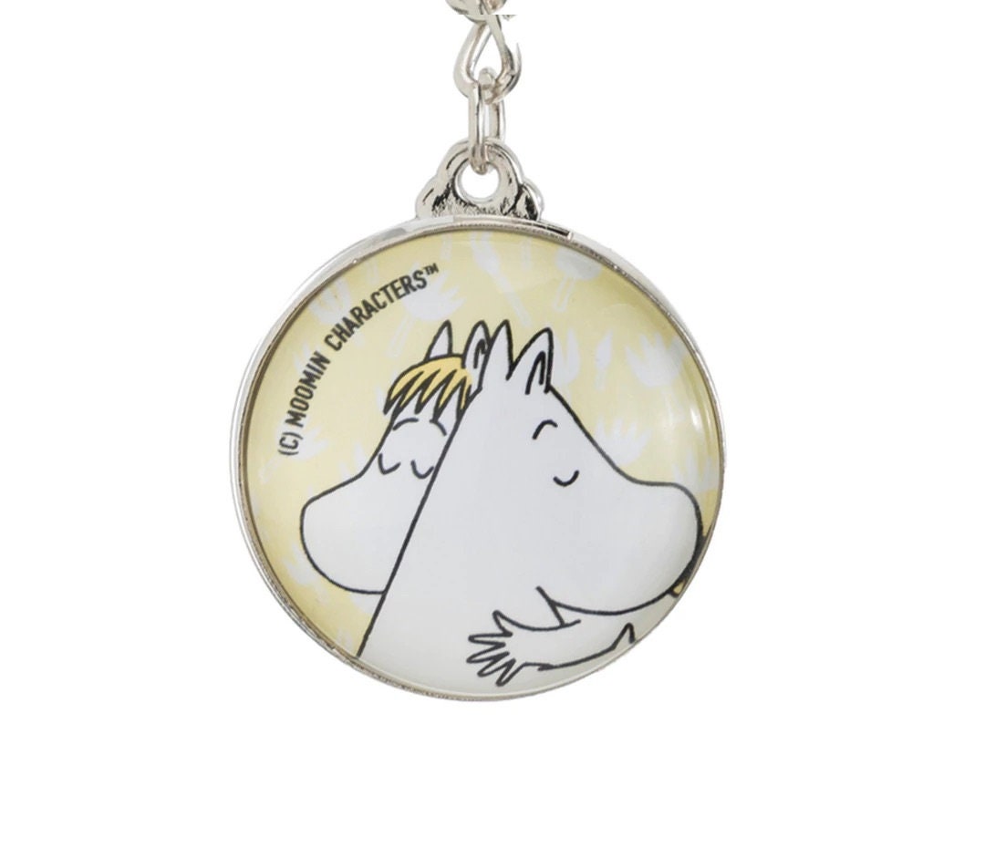 Moomin Love Key Ring Yellow / Keychain / Key Holder for Gift - Etsy