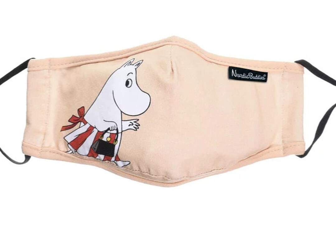 Moomin Mask, Cotton 3-layer Face Mask, Moominmamma by Moomins - Etsy