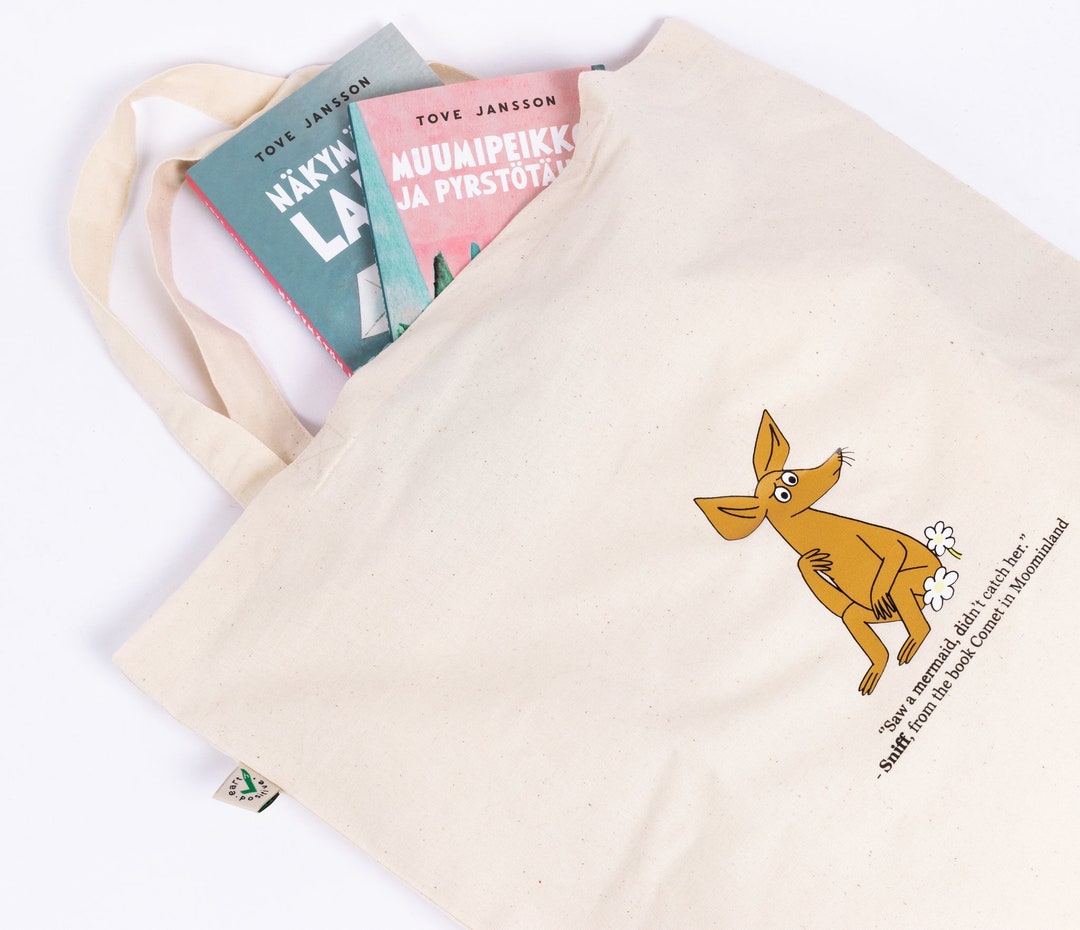 Sniff by Moomin Organic Tote Bag - White - Etsy