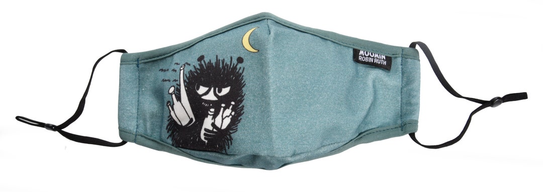 Moomin Mask Cotton 3-layer Face Mask Stinky by Moomins - Etsy