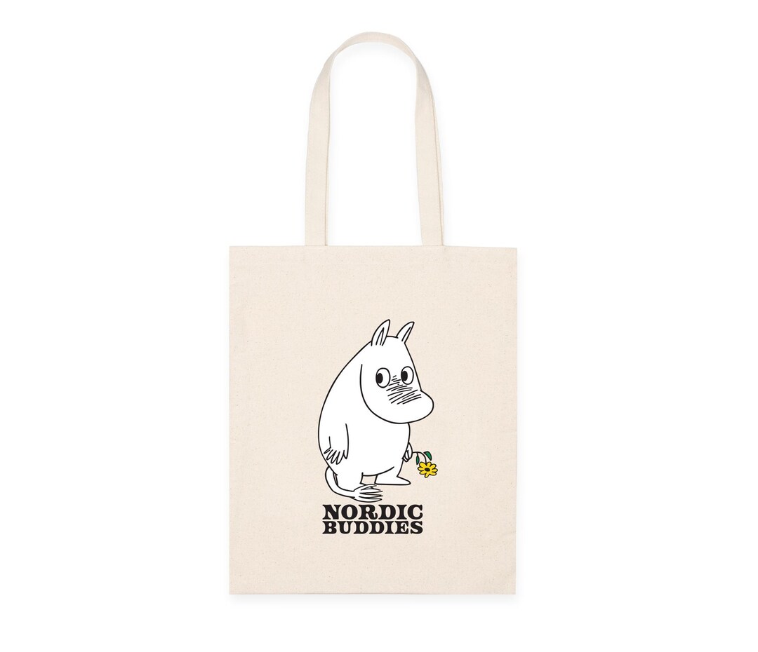 Moomintroll's Flower Tote Bag - Beige - Etsy