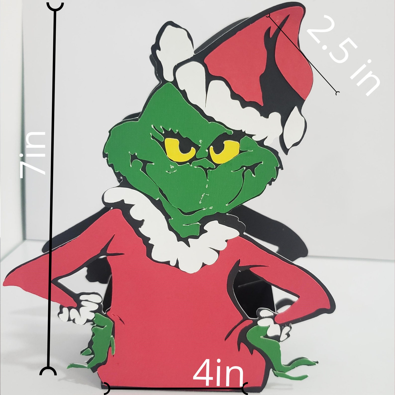 Grinch inspired boxes set 8 | Etsy