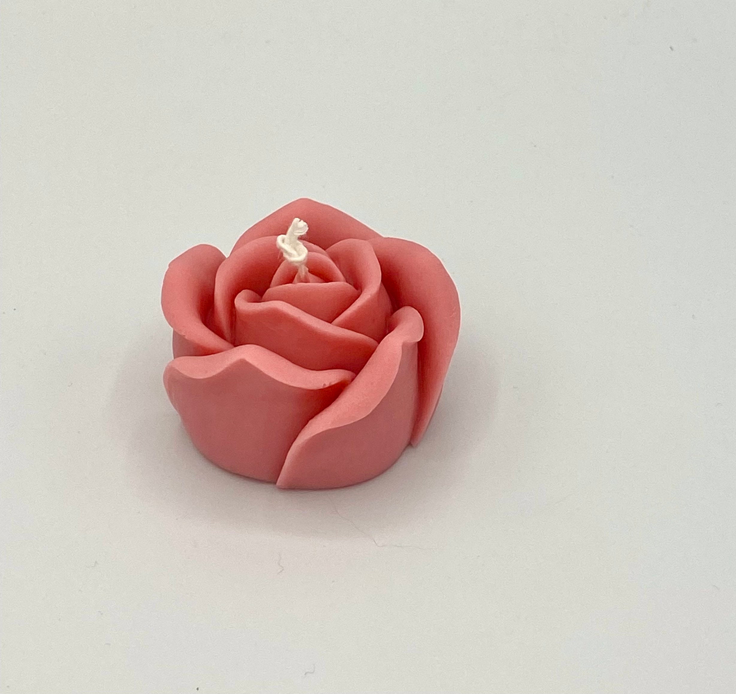 Rose Shaped Candle - Etsy