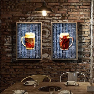 Digital Download Bar Decor Posters Wall Art Prints Set of 2 - Etsy