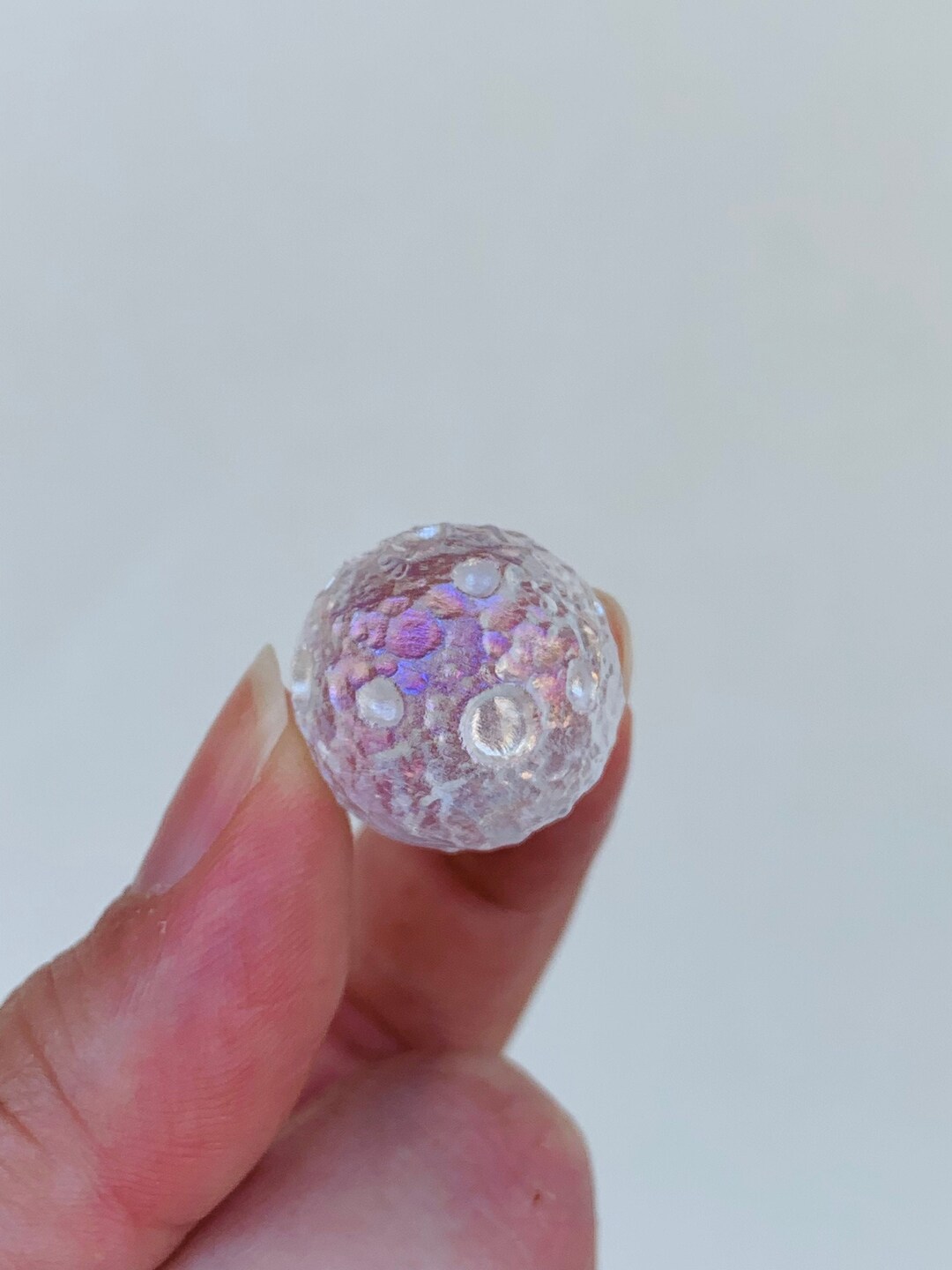 Aura Full Moon Minis | LIMITED STOCK | Moon Shaped Crystal With Craters ...