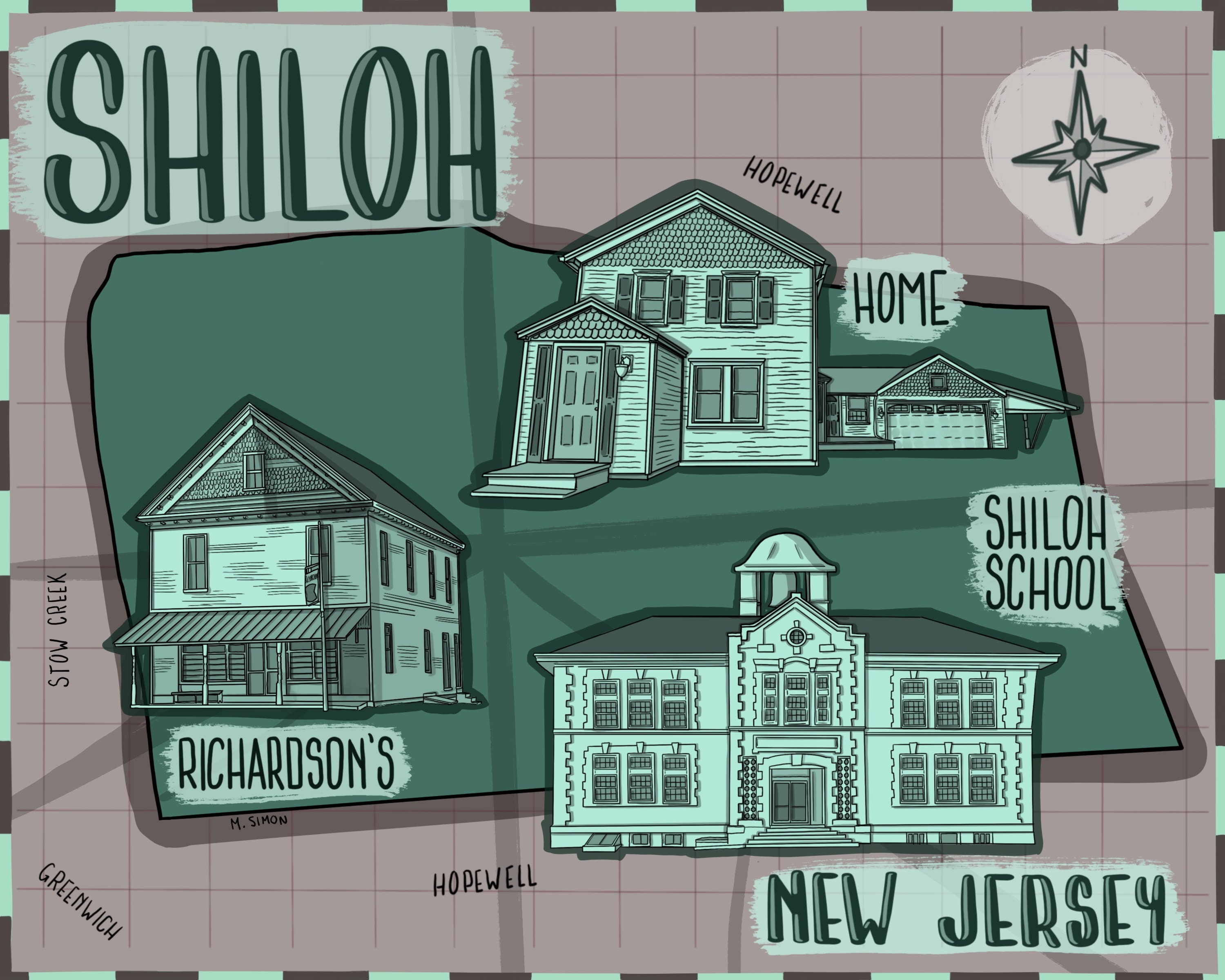 Custom Map of Your Favorite City DoodleAllDayy Map | Etsy