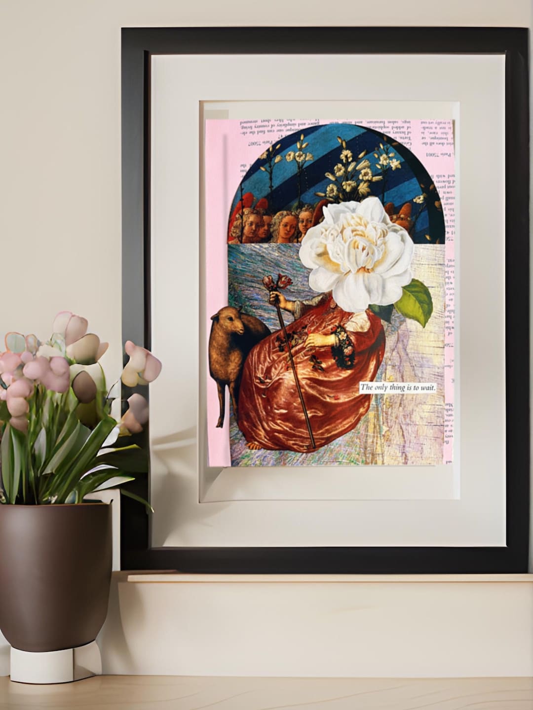 Some October, in the Future Collage Print Doodlealldayy Art Print ...