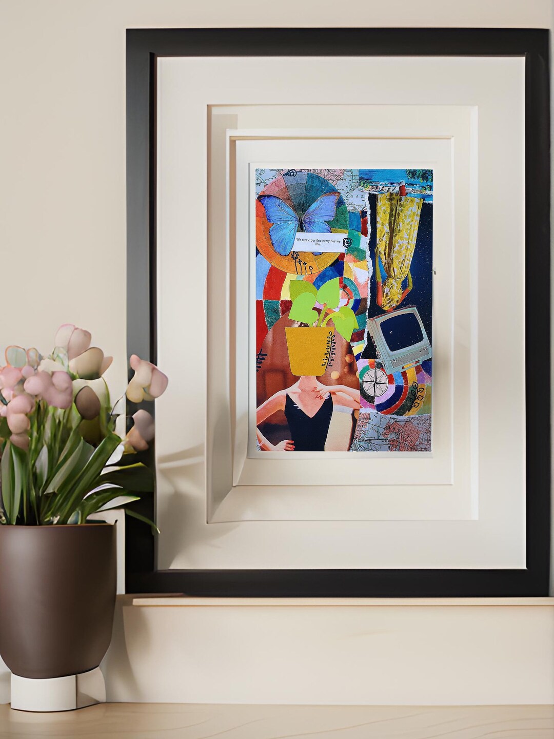 Create Your Fate Collage Print Doodlealldayy Art Print - Etsy