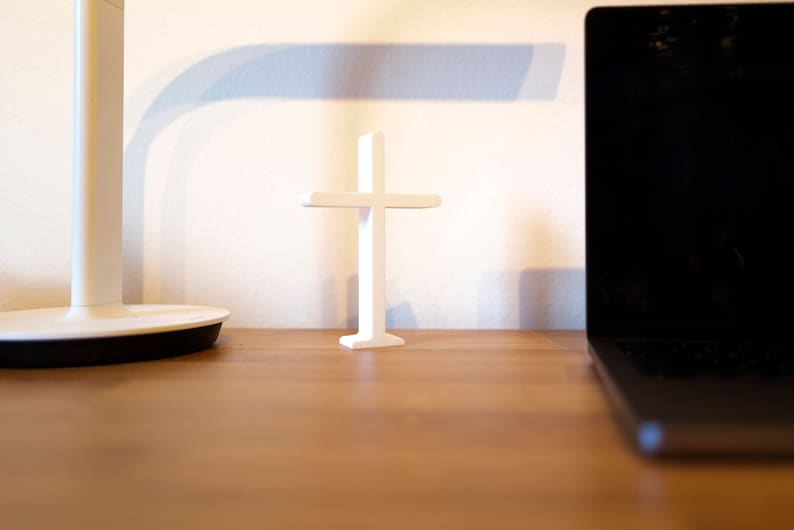 Standing Cross Minimalist Desk Cross Table Top Cross Cross - Etsy