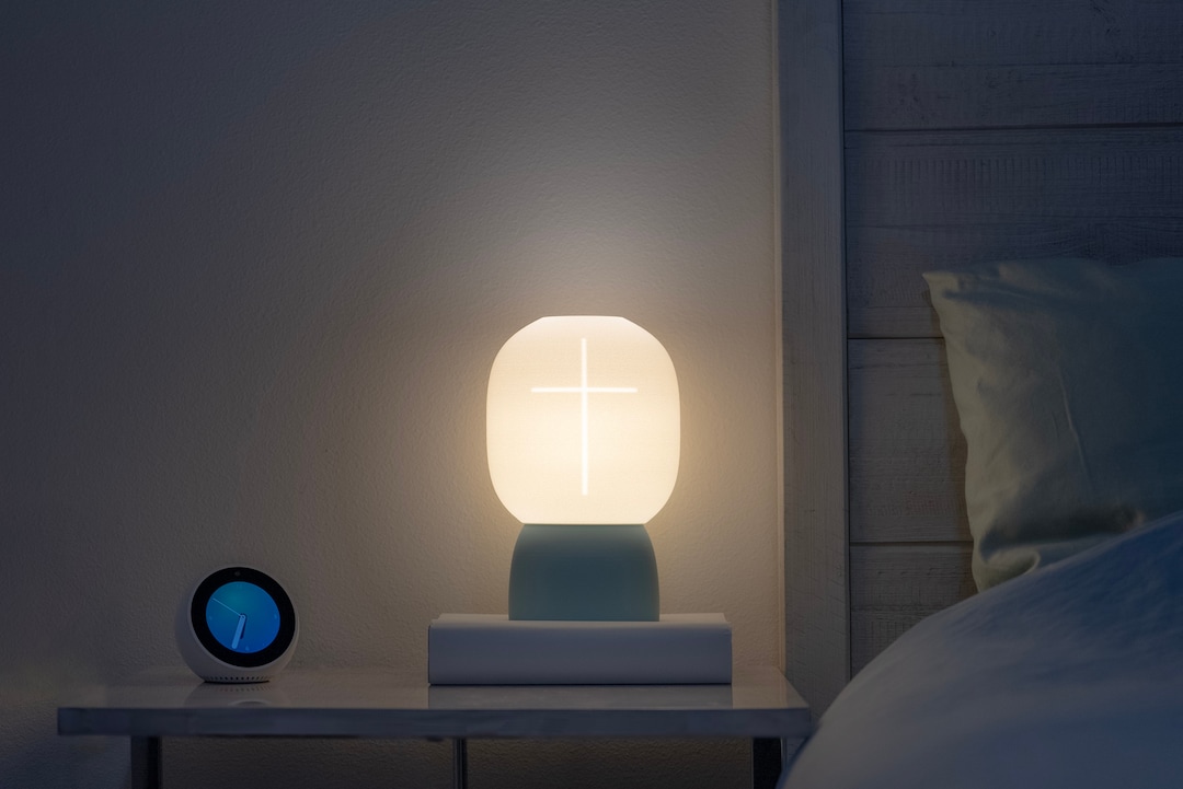 Desk Lamp, Modern Simple Lamp, Christian Lamp, Cross Lamp, Sleek ...