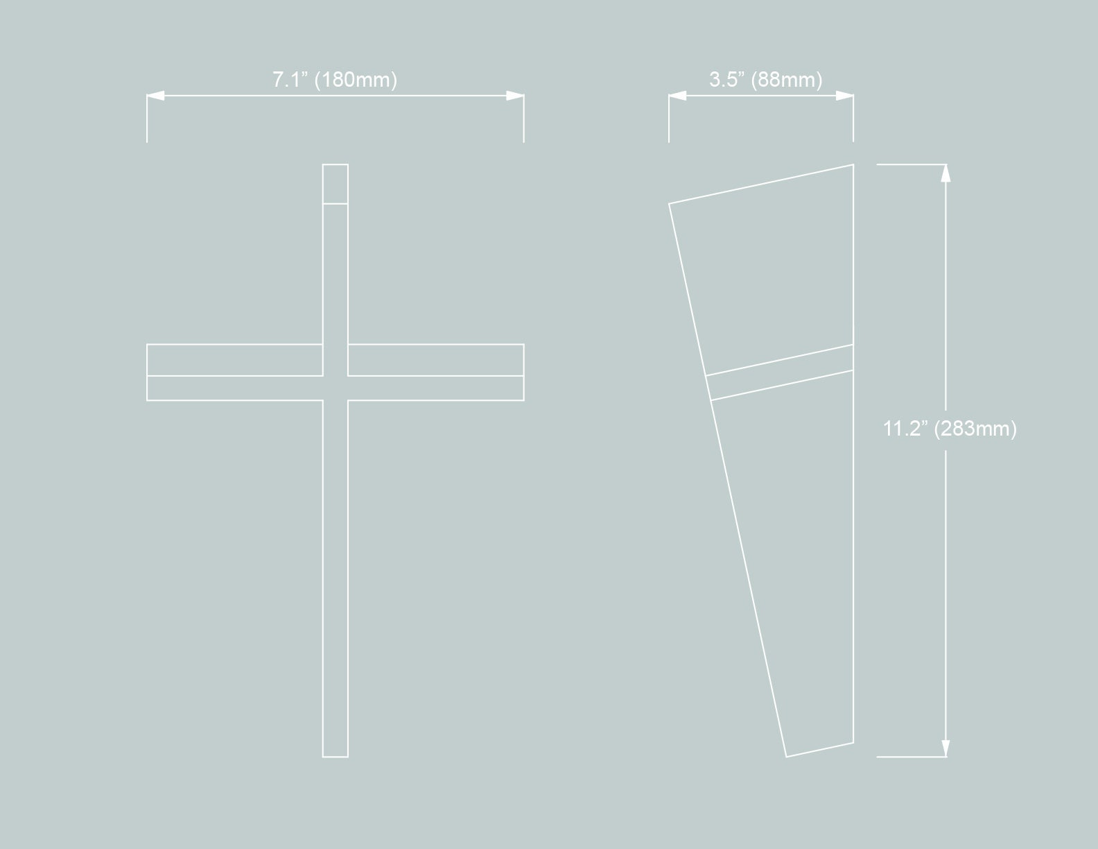 Wall Cross Simple Modern and Unique Cross for Home Decor - Etsy