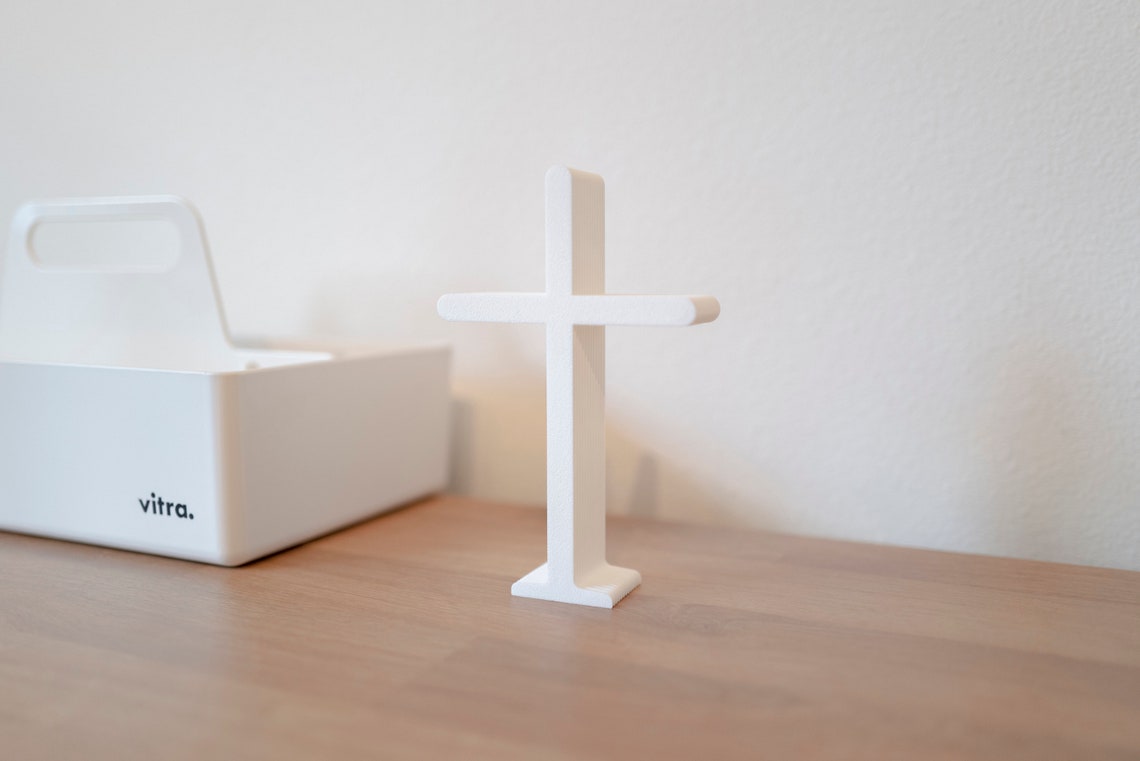 Standing Cross Cross Statue Cross on Stand Table Top Cross - Etsy