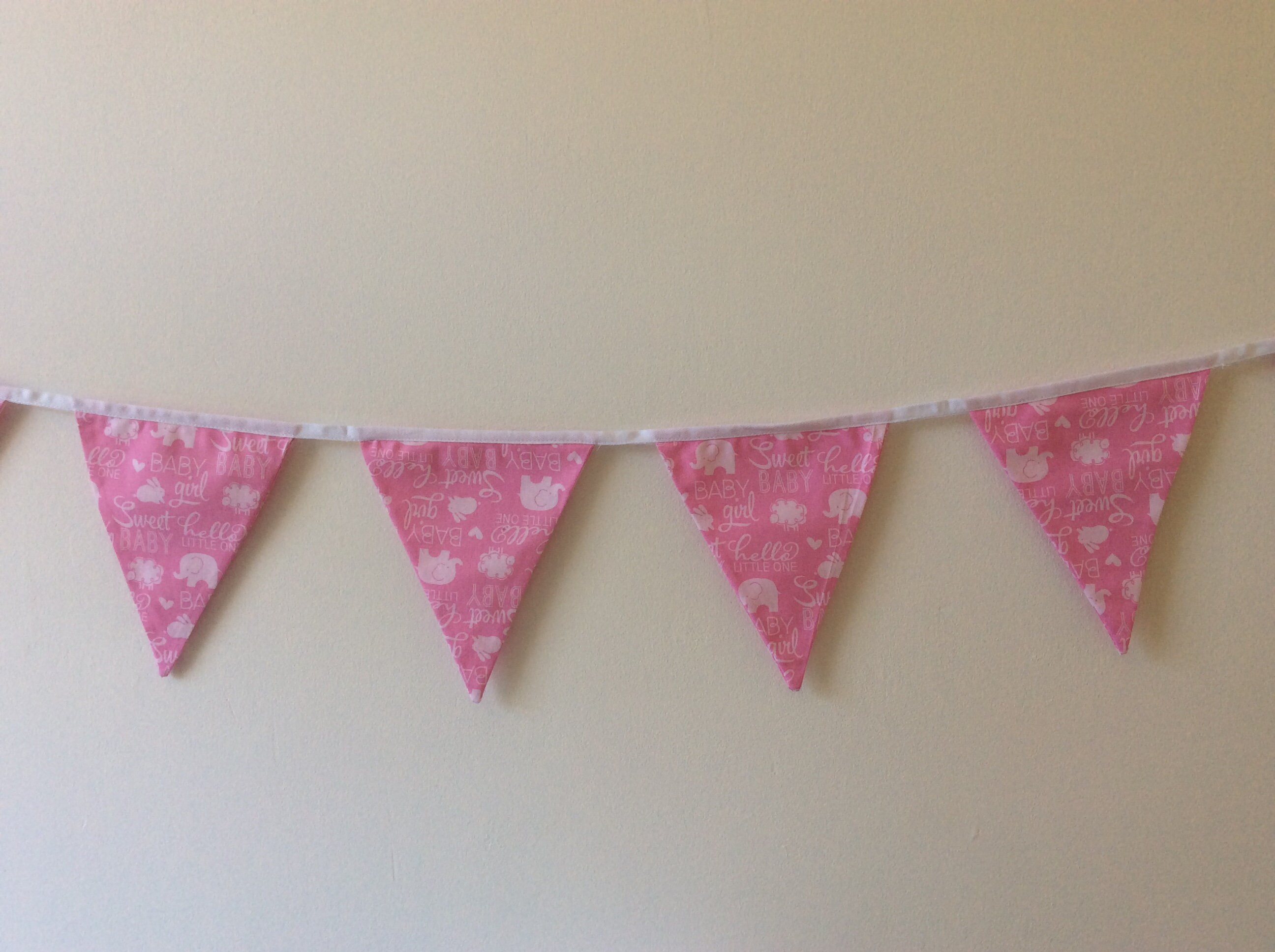 Baby Bunting in Pink for Baby Shower or Babys Room - Etsy UK