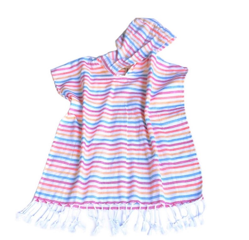 Girls Beach Poncho Girls Swim / Beach Coverup Girls - Etsy