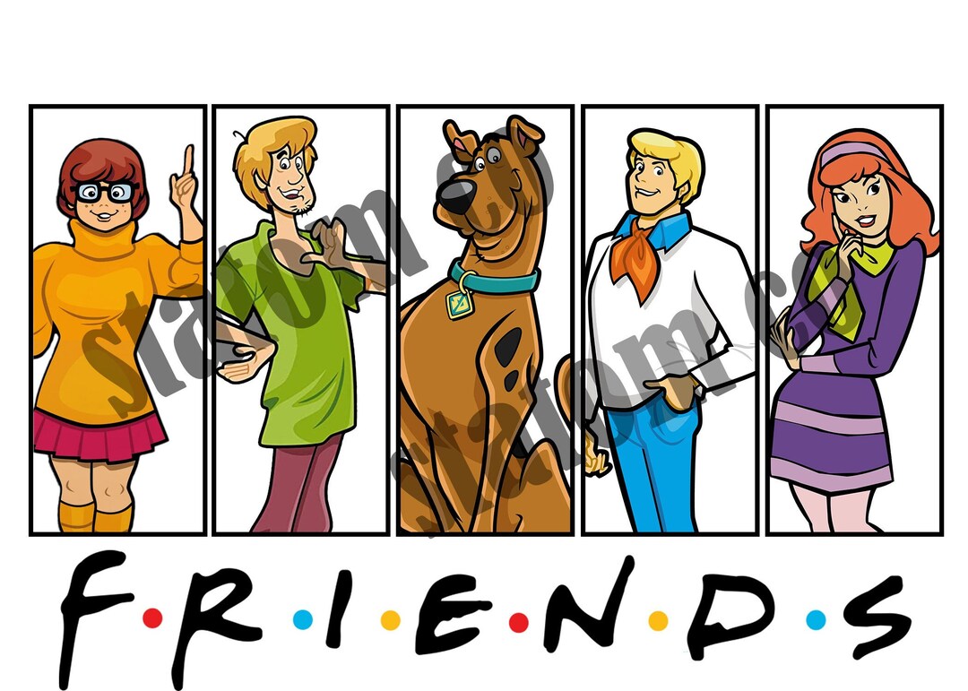 FRIENDS Scoobydoo PNG - Etsy